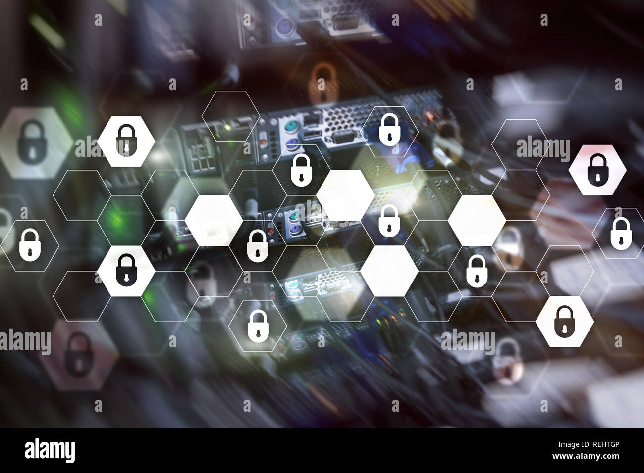 Cyber security, data protection, information privacy. Internet and ...