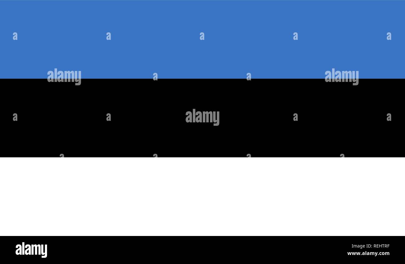 Estonia flag vector hi-res stock photography and images - Alamy