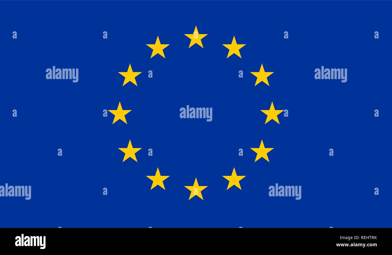 European Union Flag Stock Vector Image & Art - Alamy