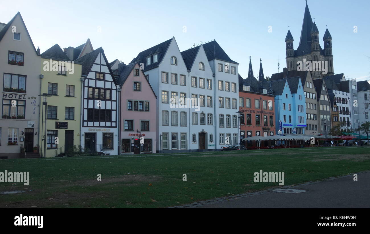 Cologne old town buildings hi-res stock photography and images - Alamy