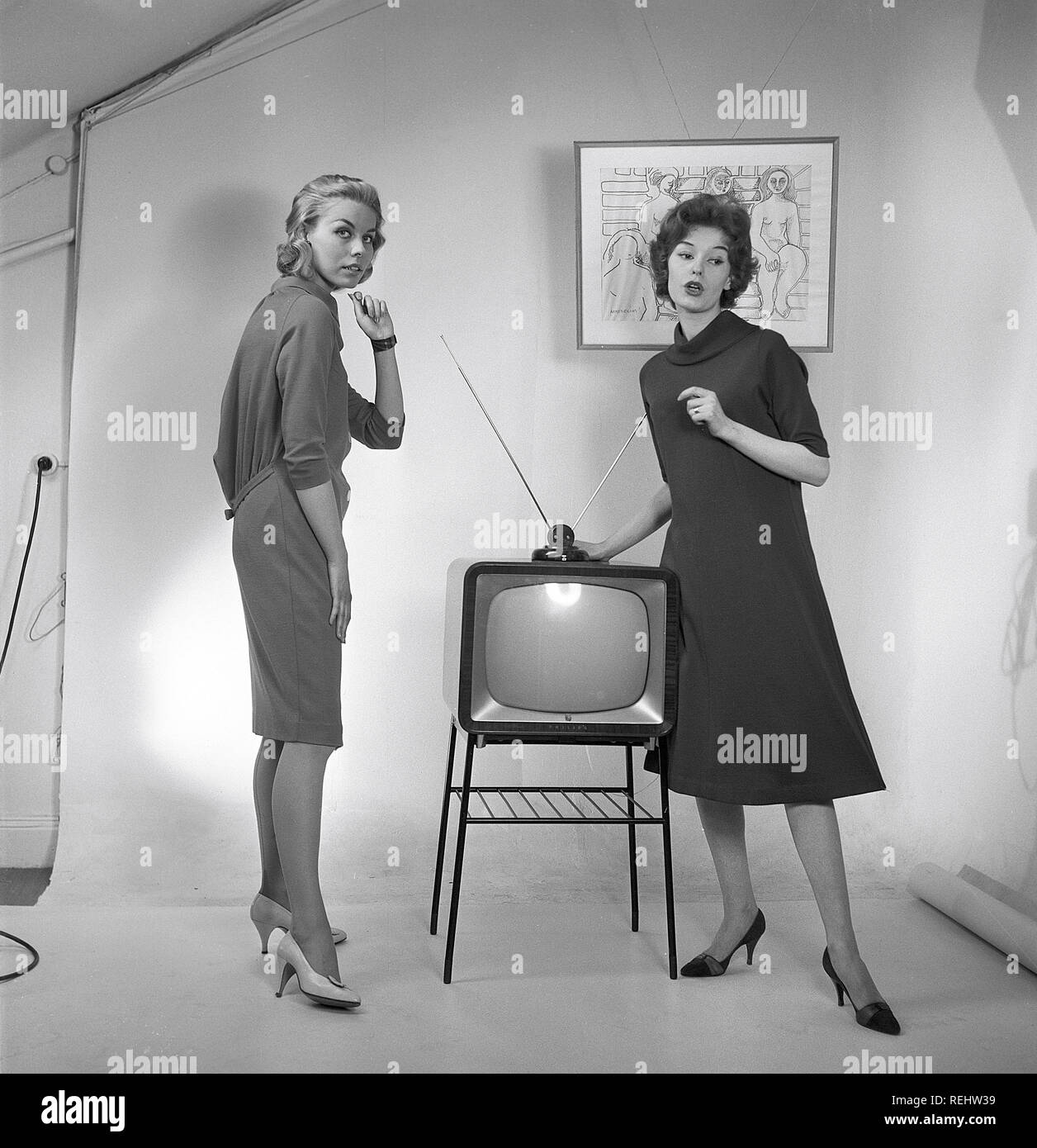 50s fashion hairstyle hi-res stock photography and images - Alamy