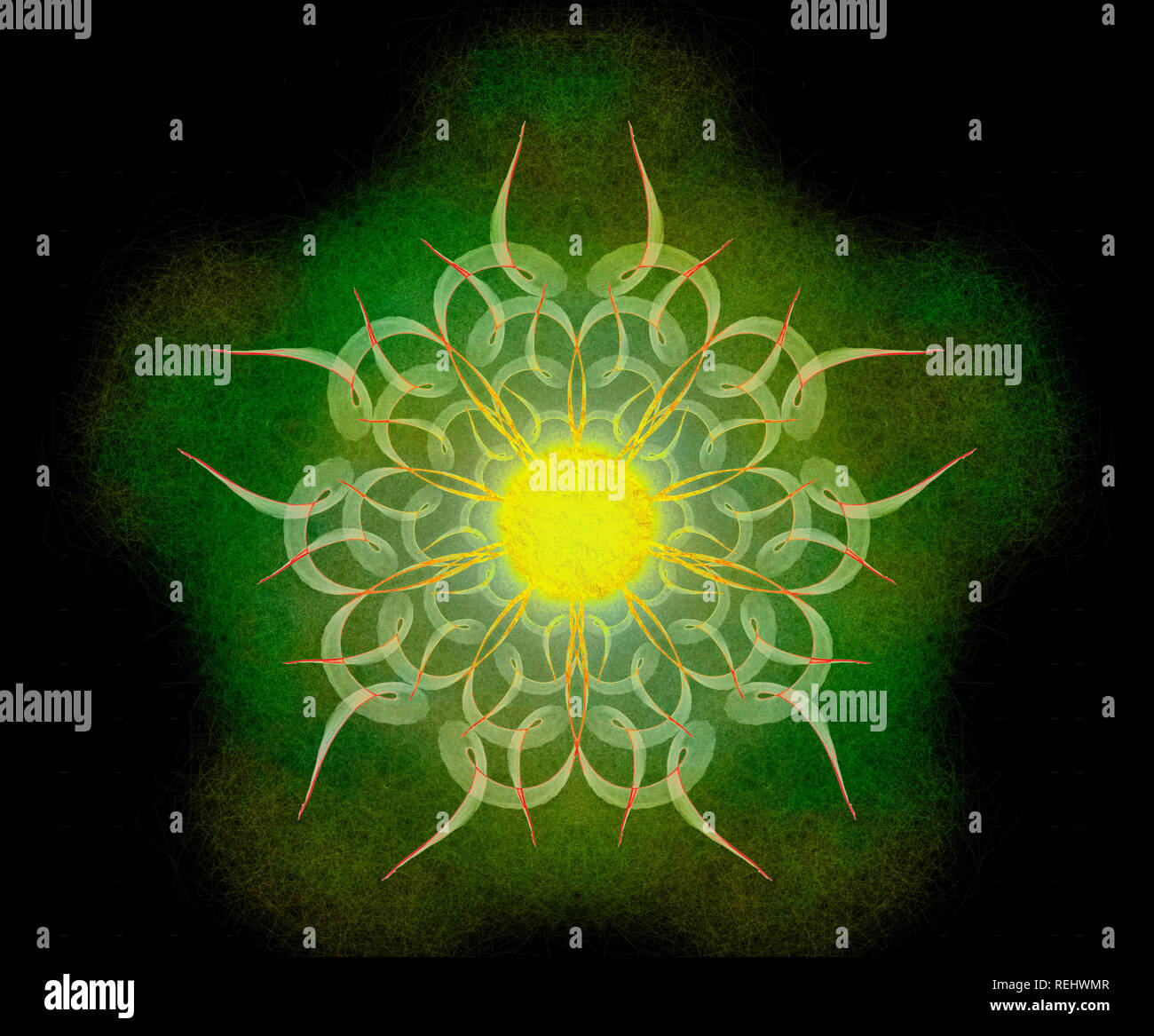 Abstract geometric shape in pentagram form Stock Photo - Alamy