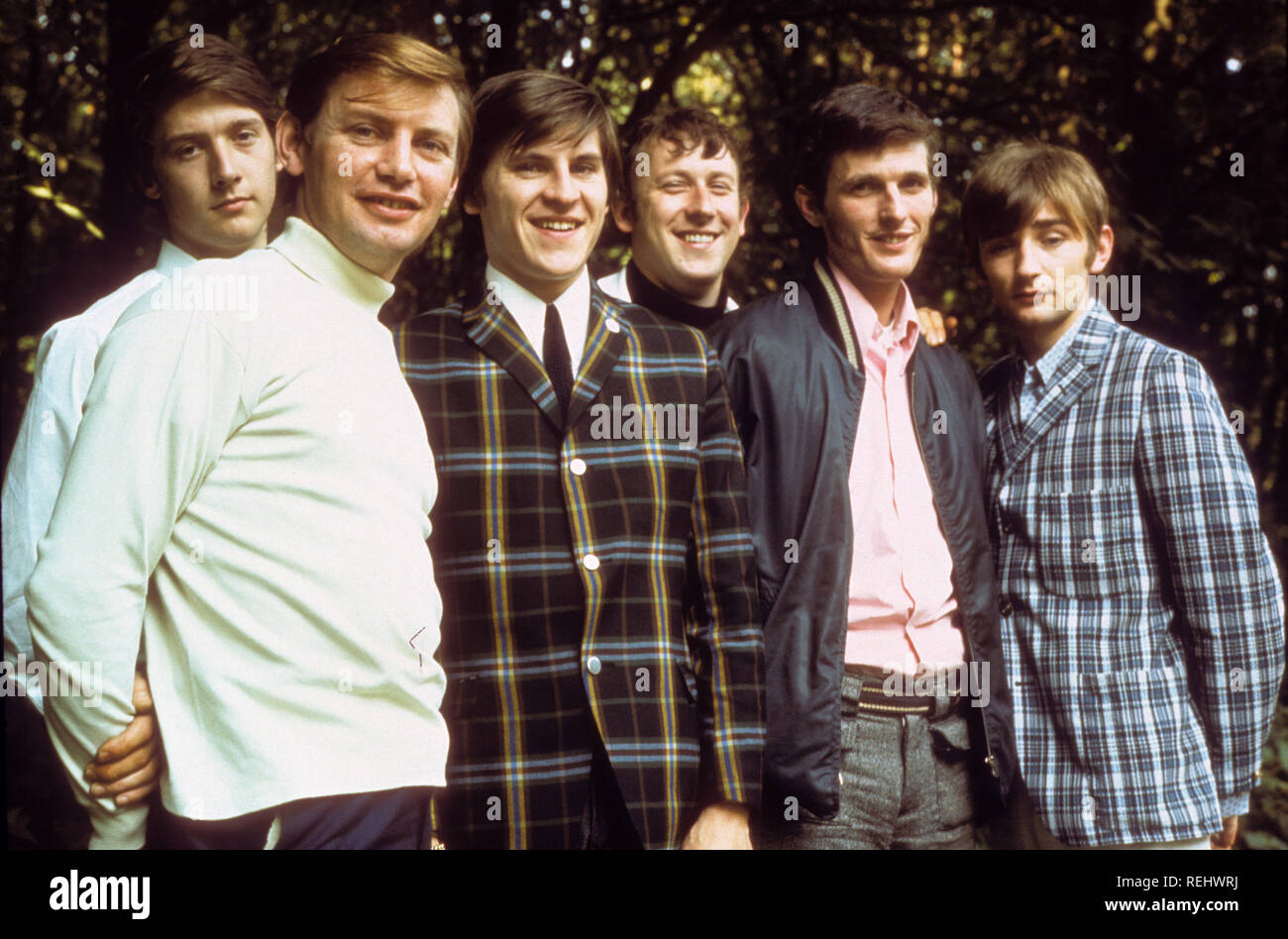 THE ALAN PRICE SET UK rock group about 1966 with Price in check jacket ...