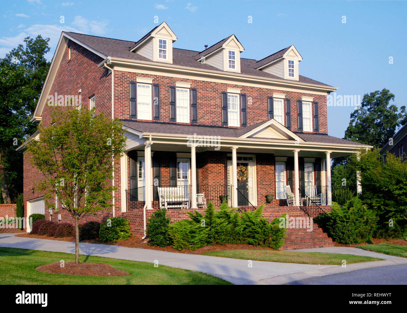 Light colored brick exterior hi-res stock photography and images - Alamy