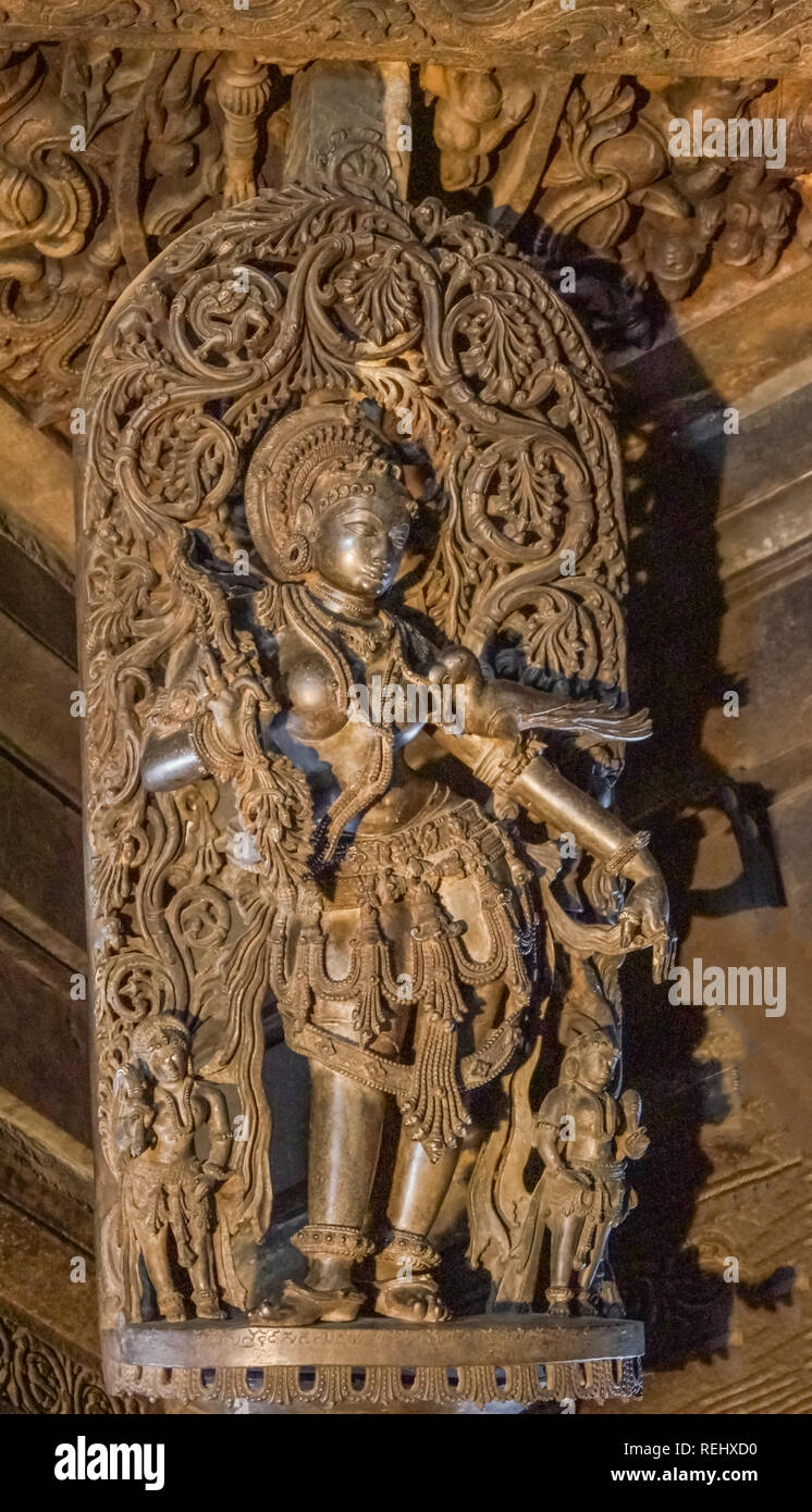 Belur, Karnataka, India - November 2, 2013: Chennakeshava Temple ...