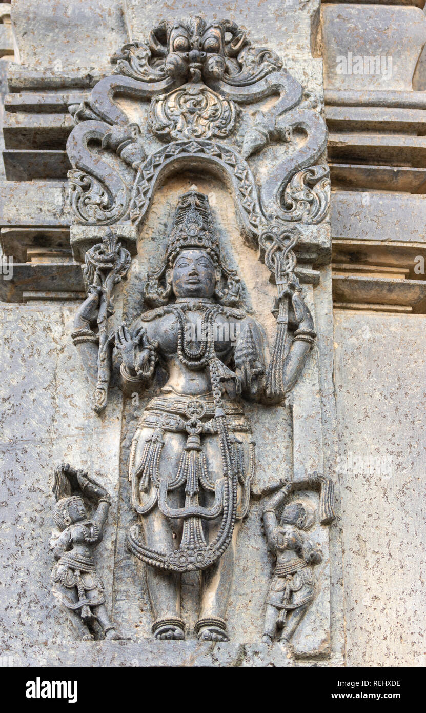 Belur, Karnataka, India - November 2, 2013: Chennakeshava Temple ...