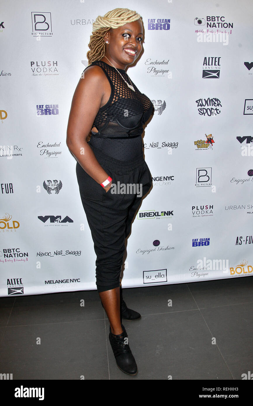 NEW YORK, NY - AUGUST 19: Davida D attends The 2018 VMA Gifting ...