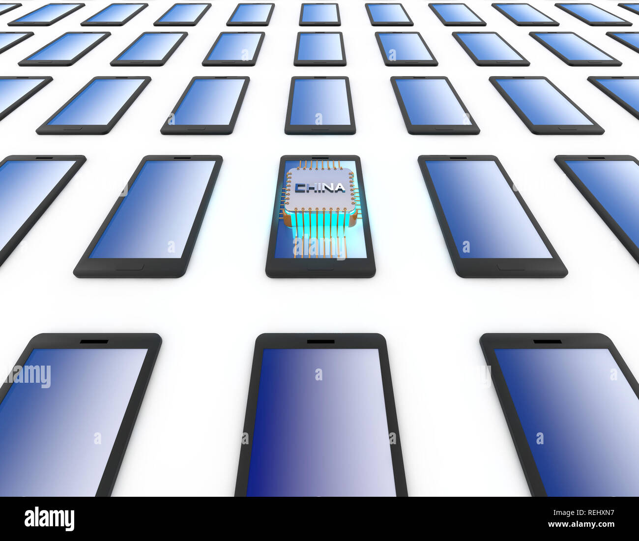 China's electronic chip technology, network data transmission and ...