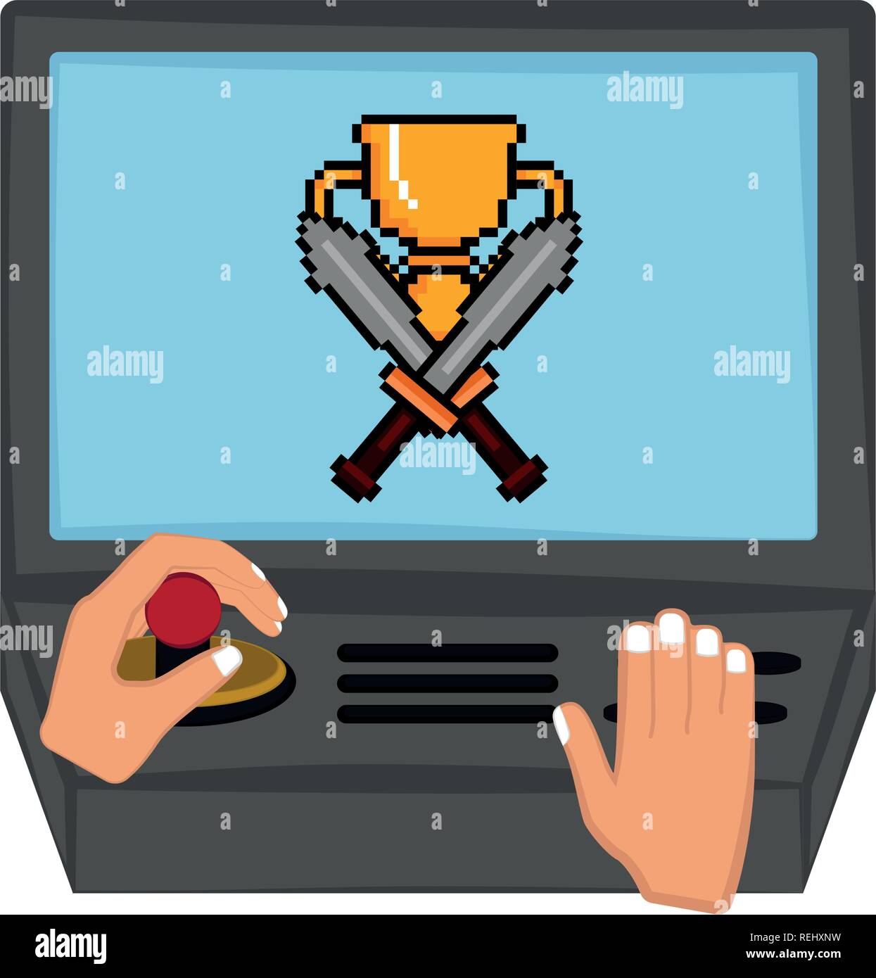 Isolated arcade icon Stock Vector Image & Art - Alamy