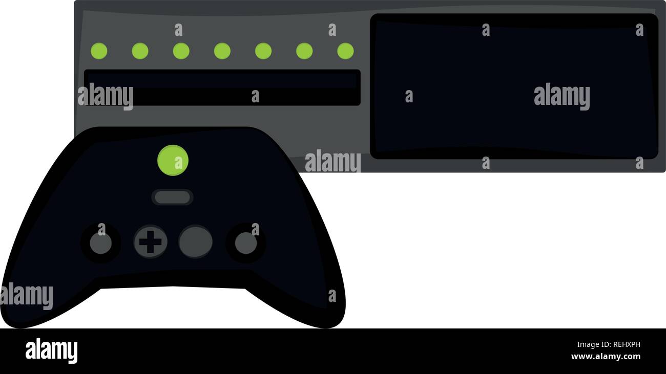 Video game console Stock Vector Image & Art - Alamy