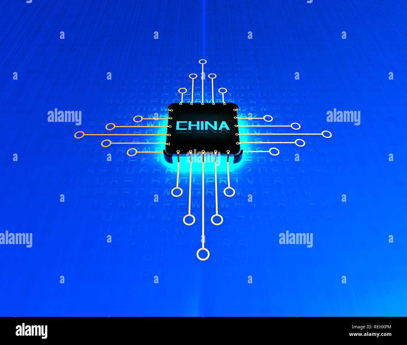 China's electronic chip technology, network data transmission and ...