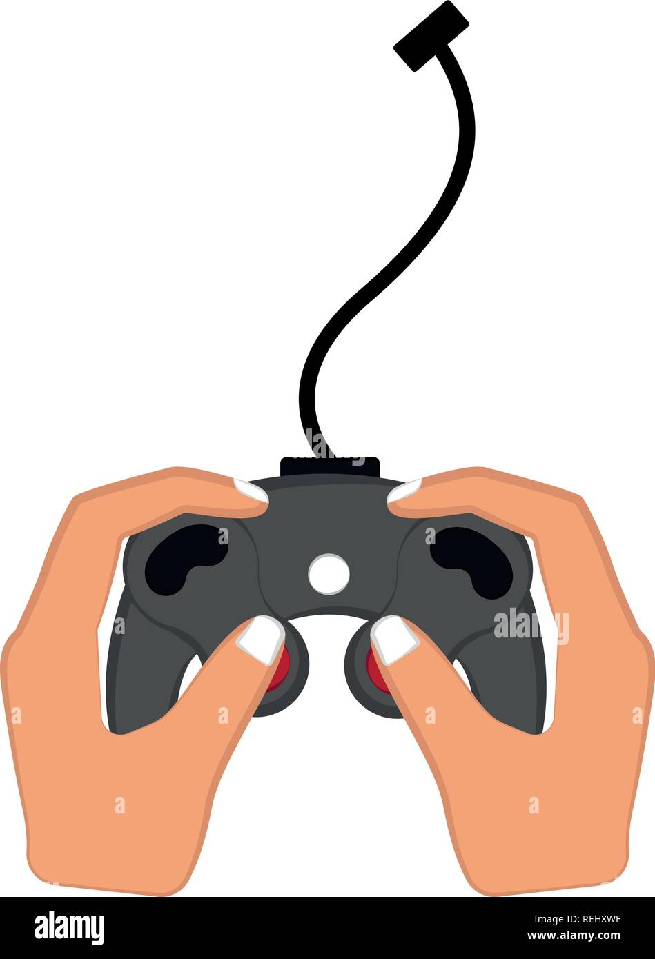 Videogame joystick icon Stock Vector Image & Art - Alamy