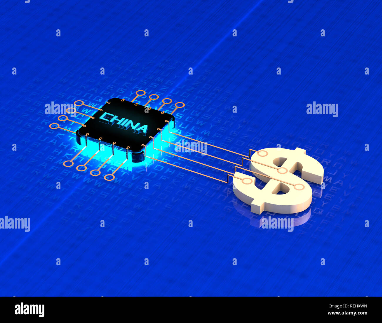 China's electronic chip technology, network data transmission and ...
