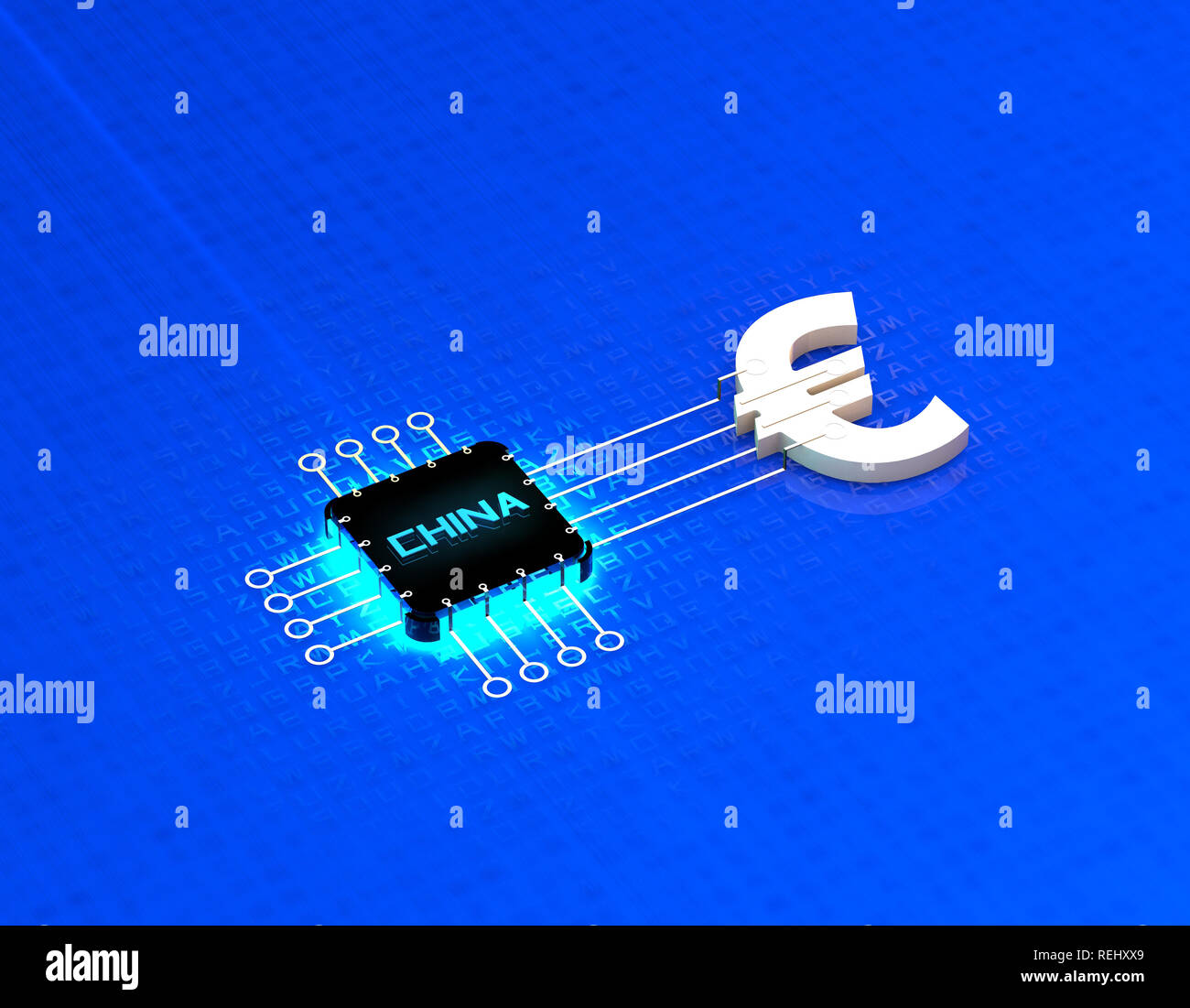 China's electronic chip technology, network data transmission and ...