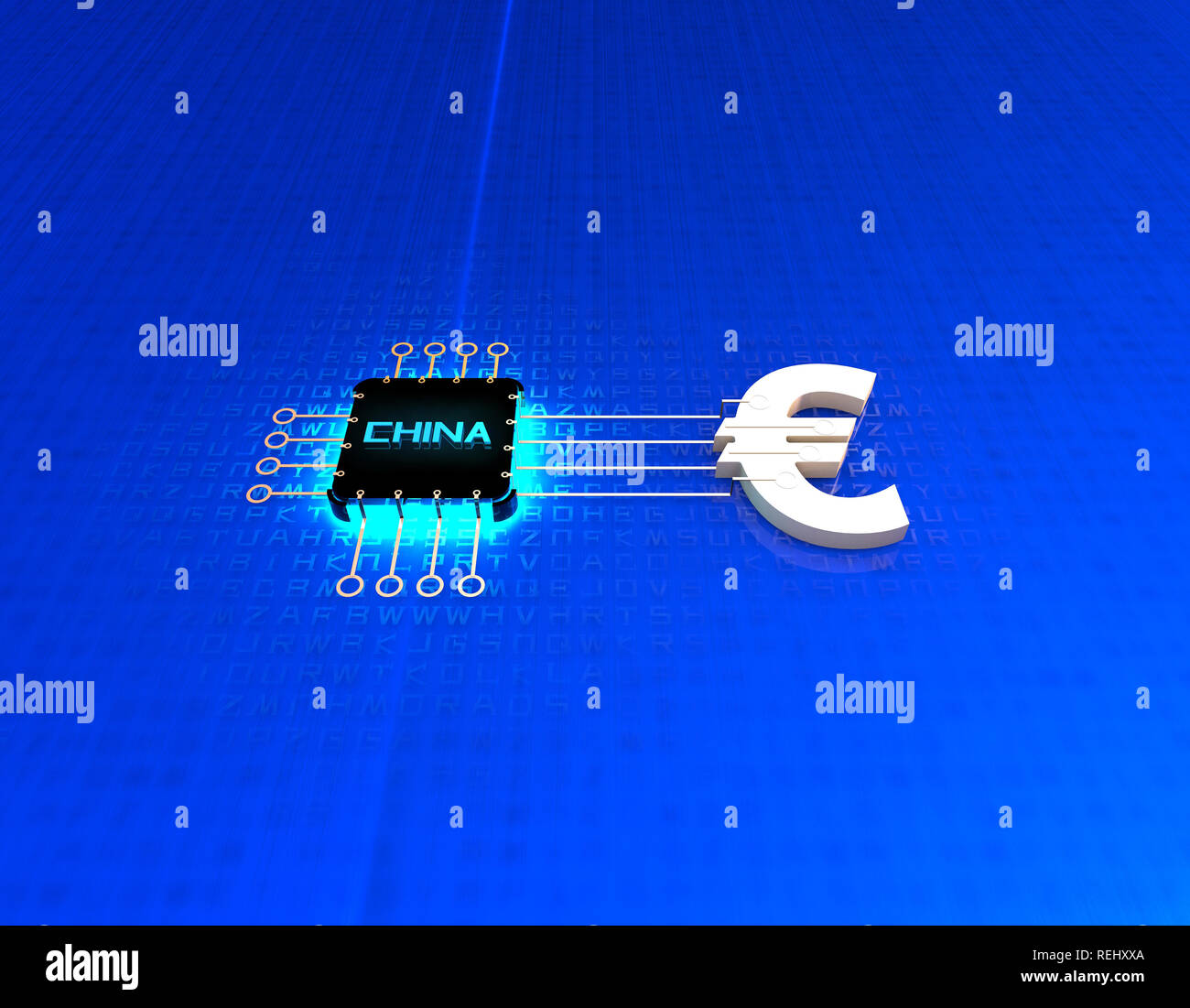 China's electronic chip technology, network data transmission and ...