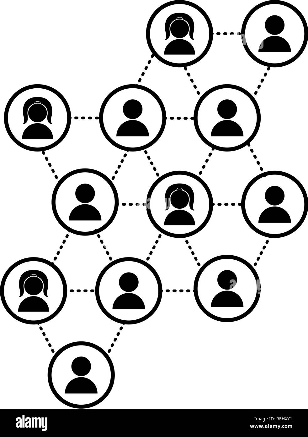 Isolated social network icon Stock Vector Image & Art - Alamy