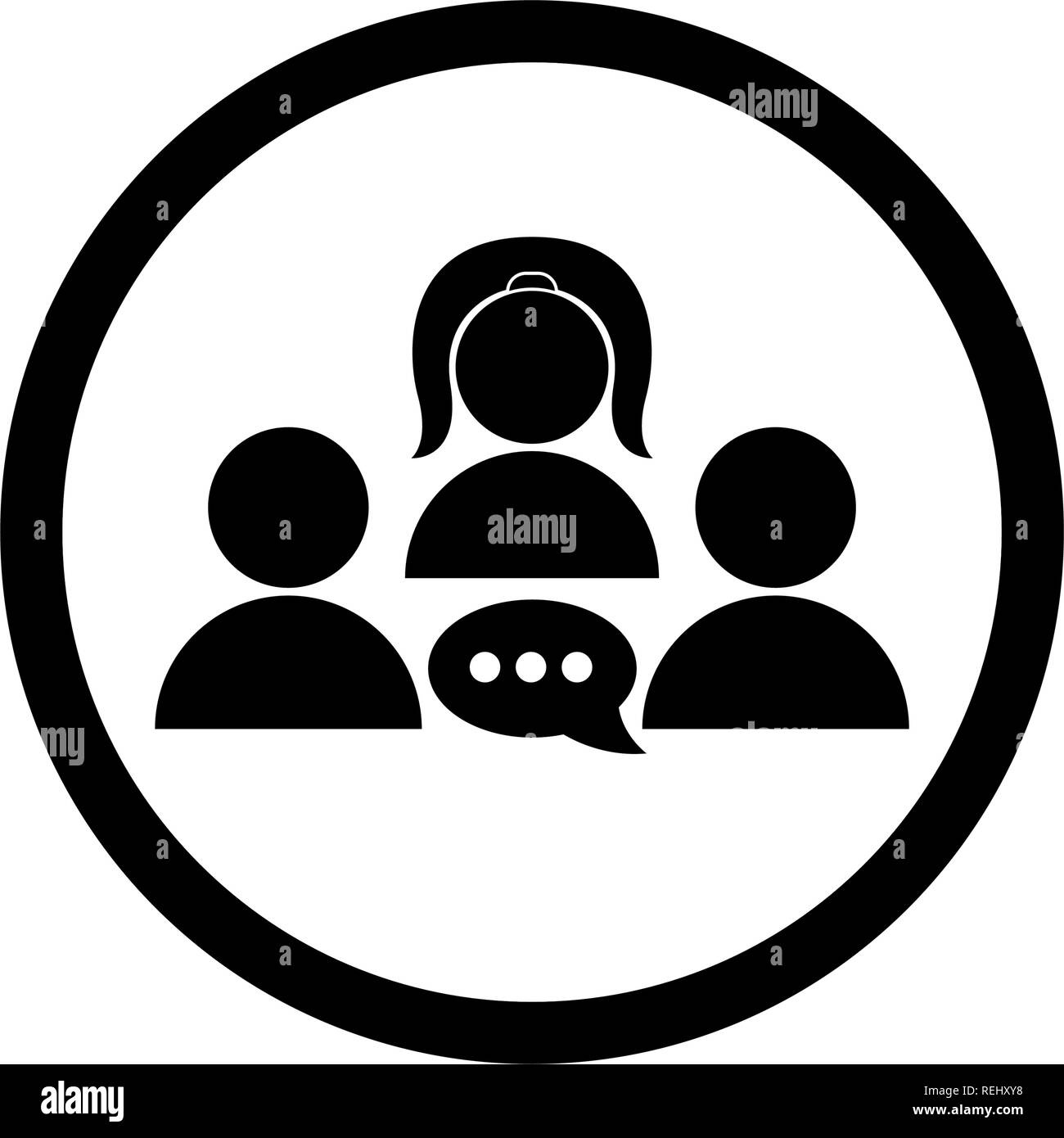 Isolated social network icon Stock Vector Image & Art - Alamy