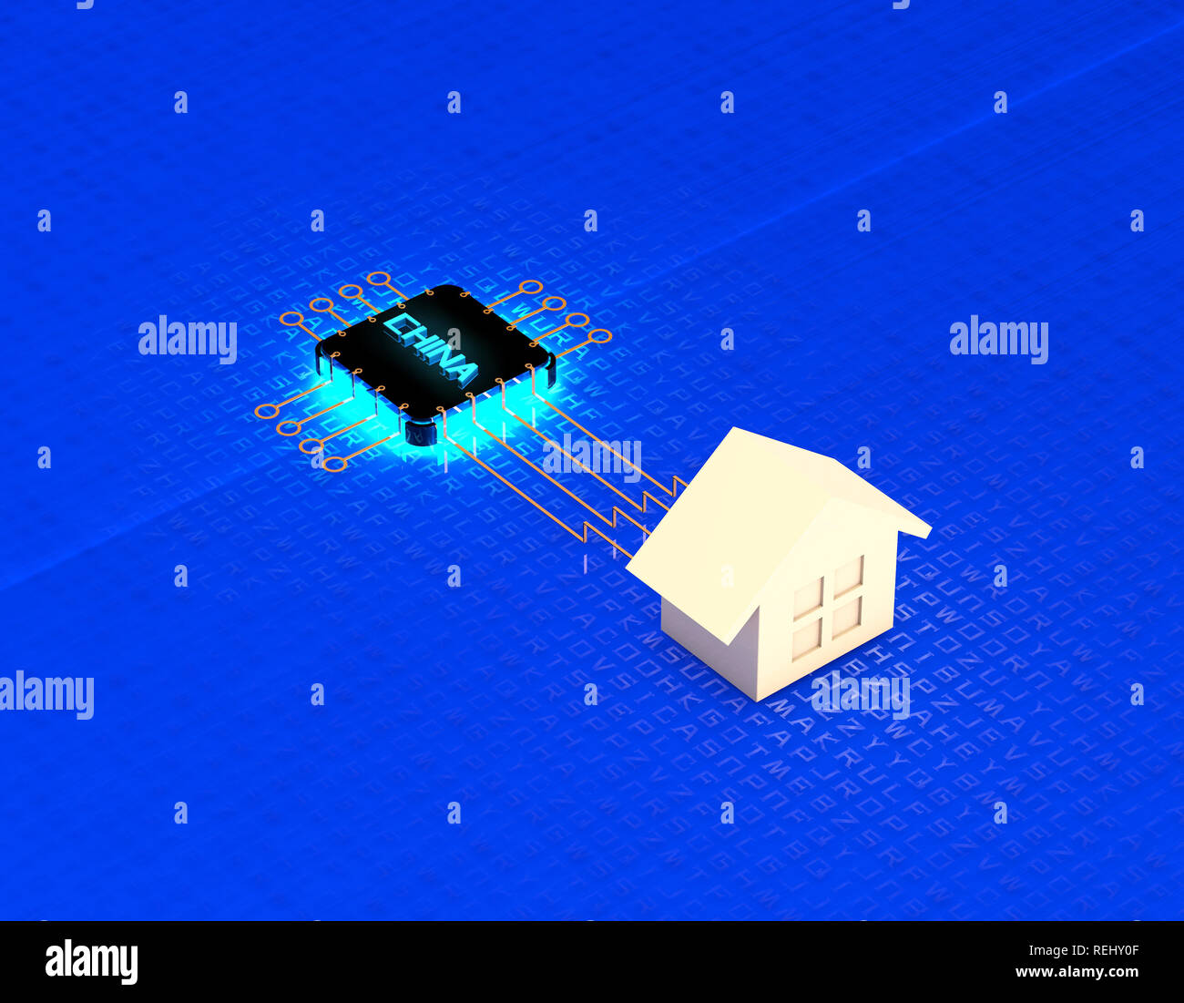 China's electronic chip technology, network data transmission and ...
