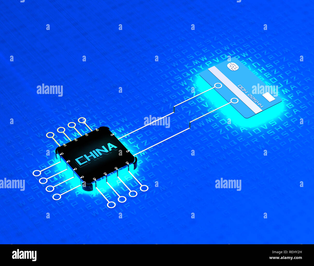 China's electronic chip technology, network data transmission and ...