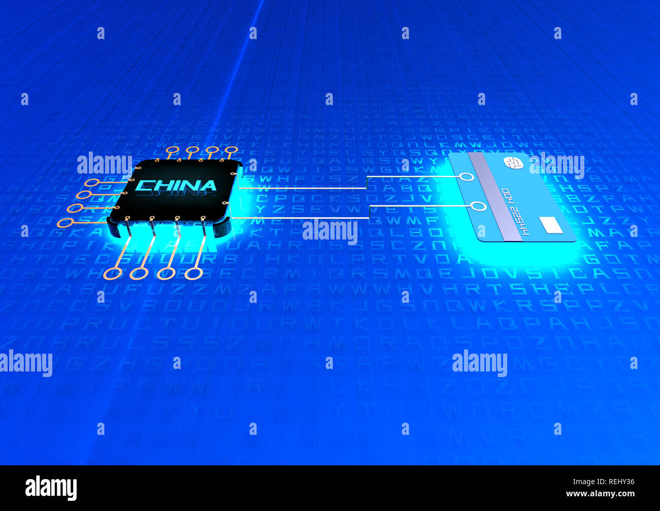 China's electronic chip technology, network data transmission and ...