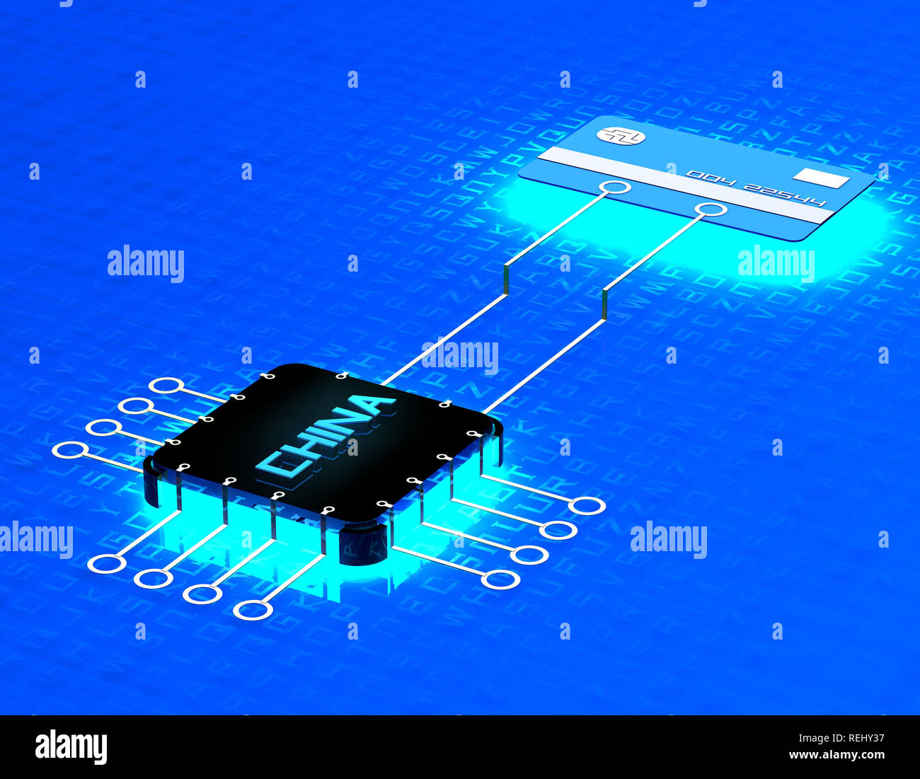 China's electronic chip technology, network data transmission and ...