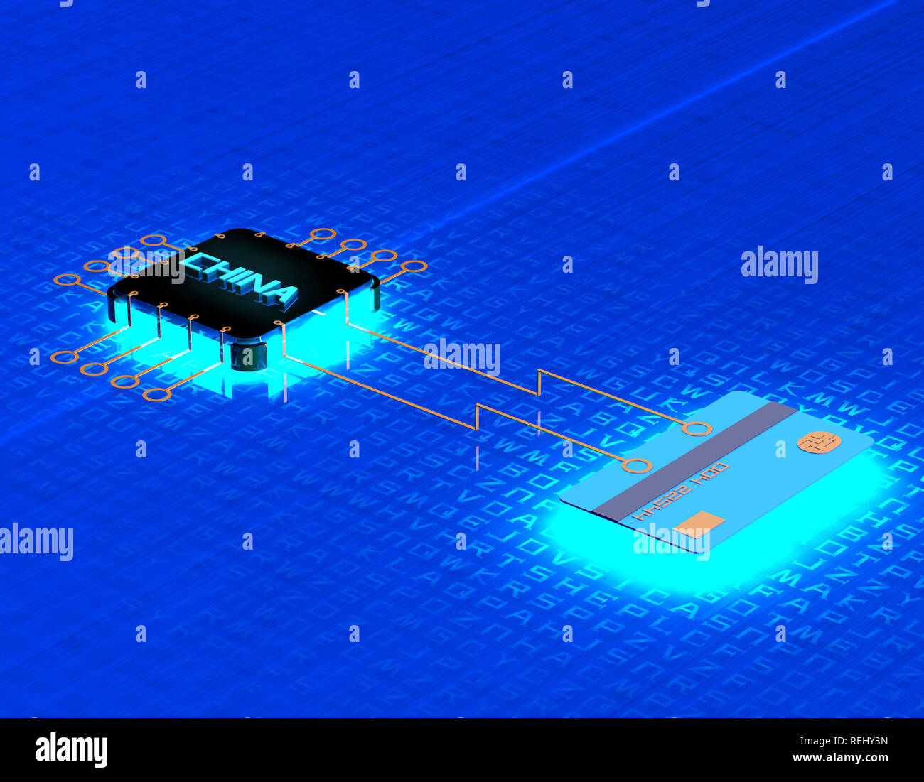 China's electronic chip technology, network data transmission and ...