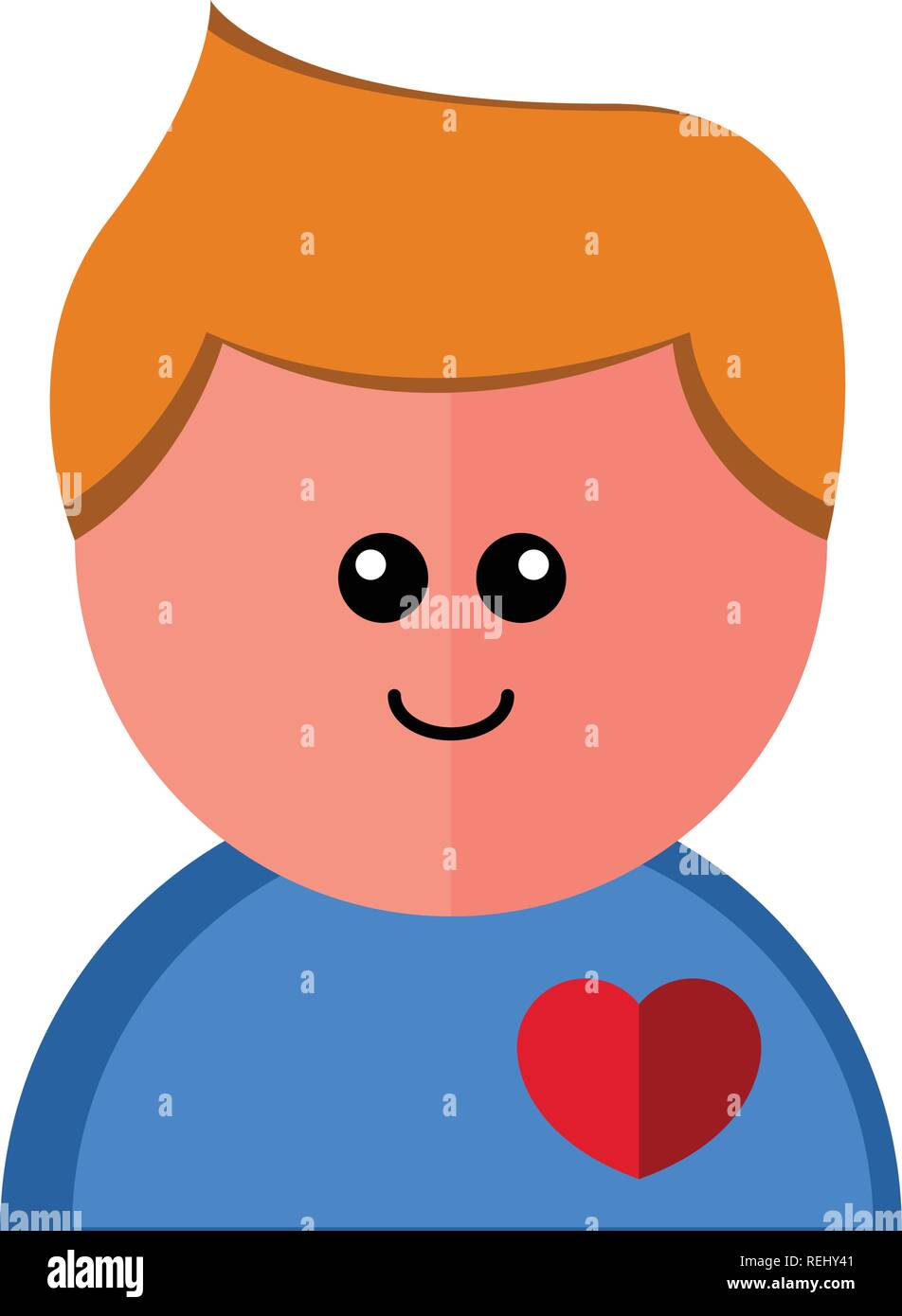 Cute cartoon avatar of a man Stock Vector Image & Art - Alamy