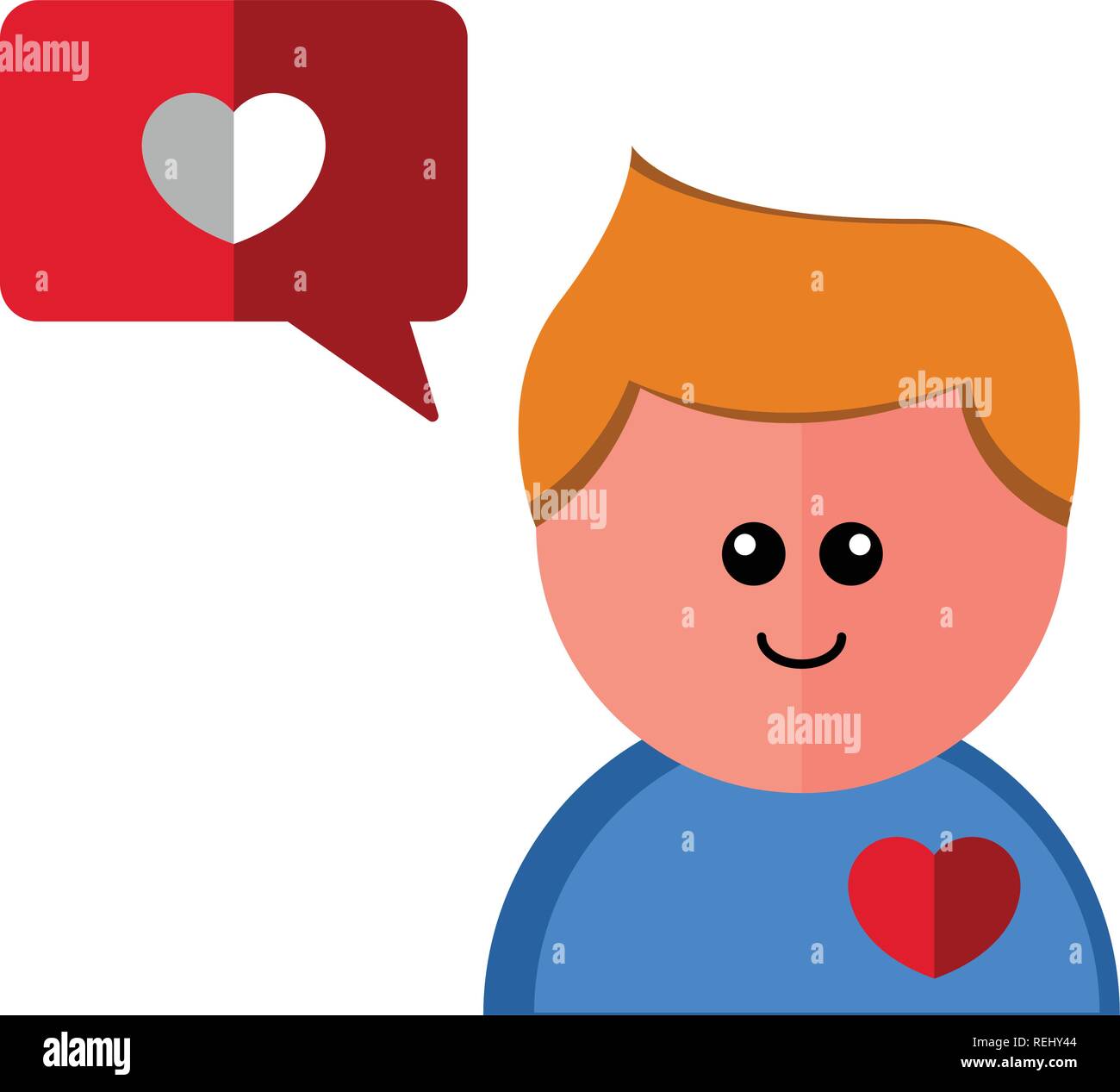 Cute cartoon avatar of a man Stock Vector Image & Art - Alamy