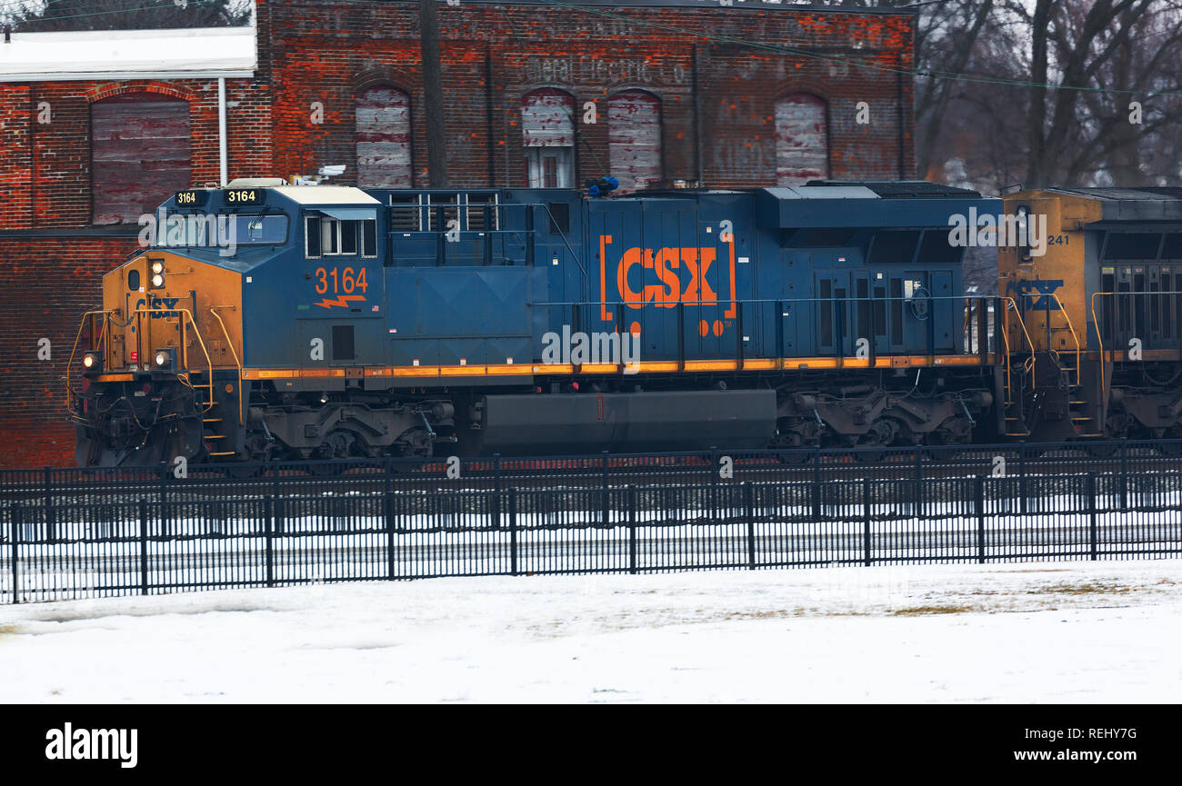 Csx diesel locomotive hi-res stock photography and images - Alamy