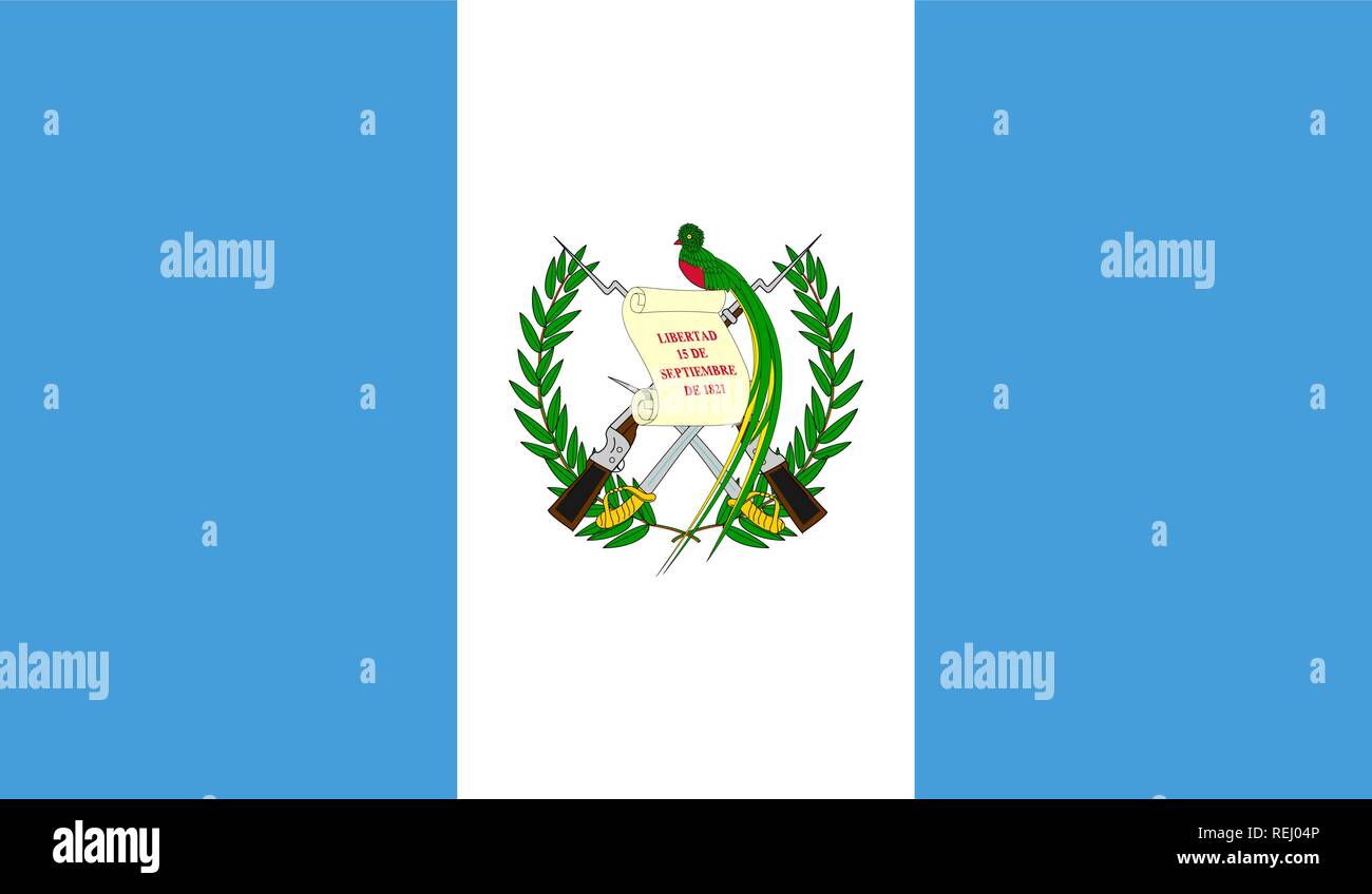 Guatemala flag clip art Stock Vector Images - Alamy