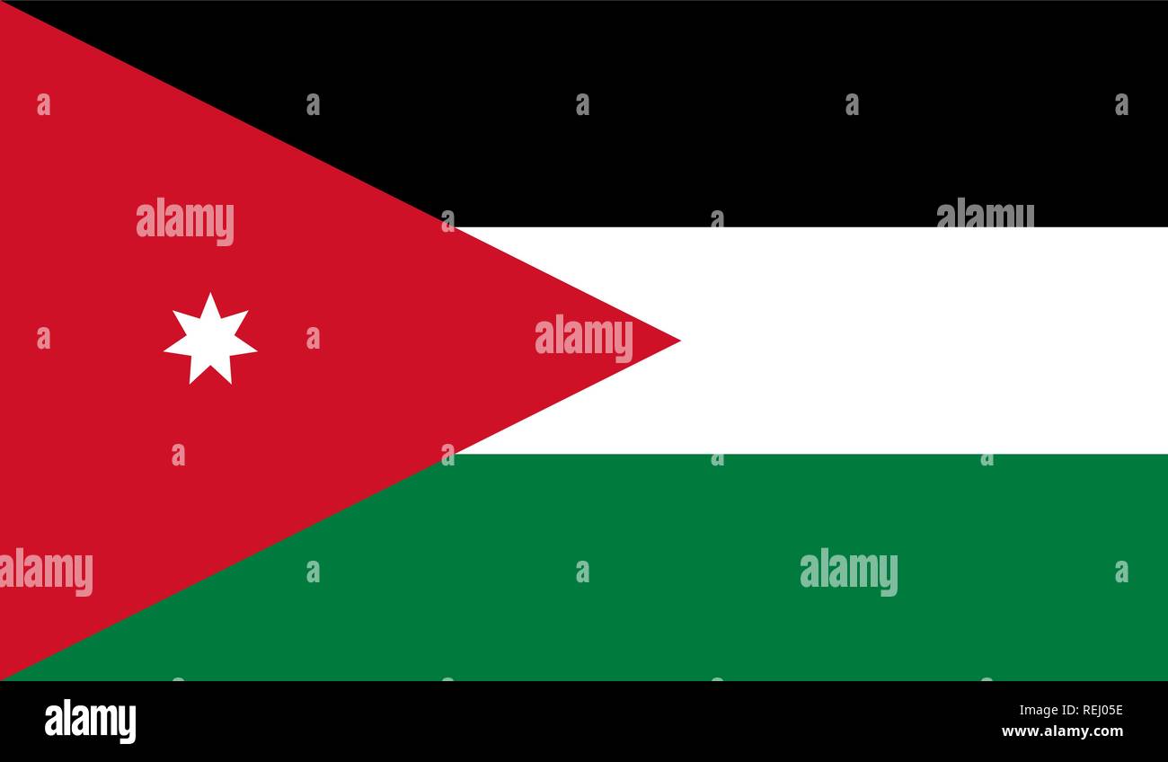 Jordan flag Stock Vector Images - Alamy