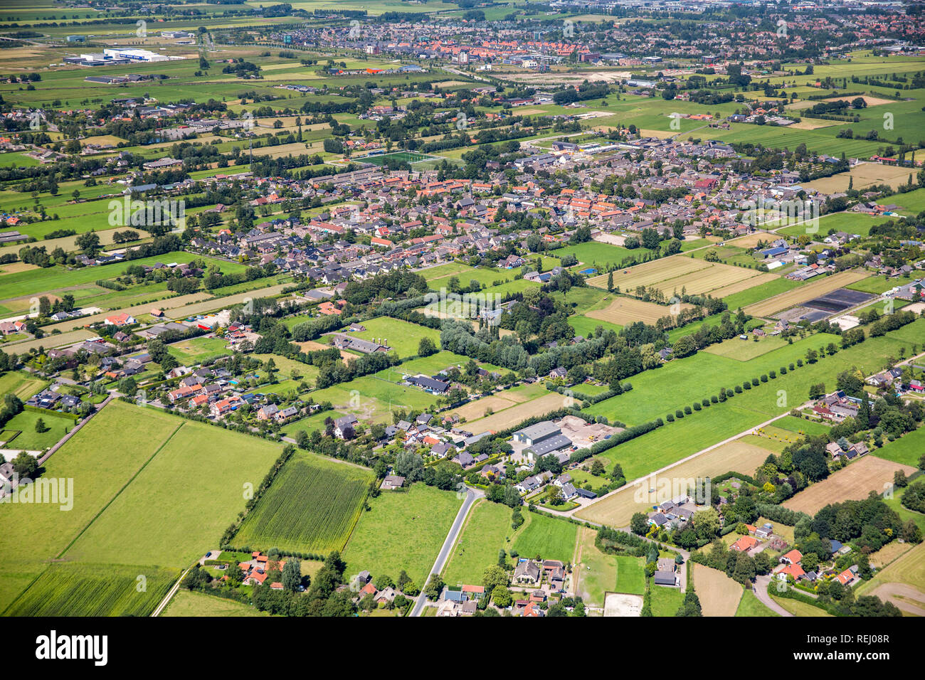 Netherlands, Hoevelaken, aerial Stock Photo - Alamy