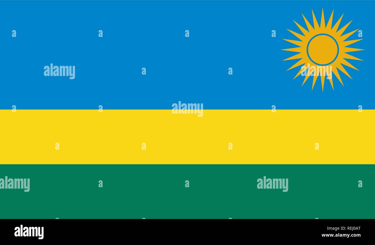 Rwanda national flag Stock Vector Images - Alamy