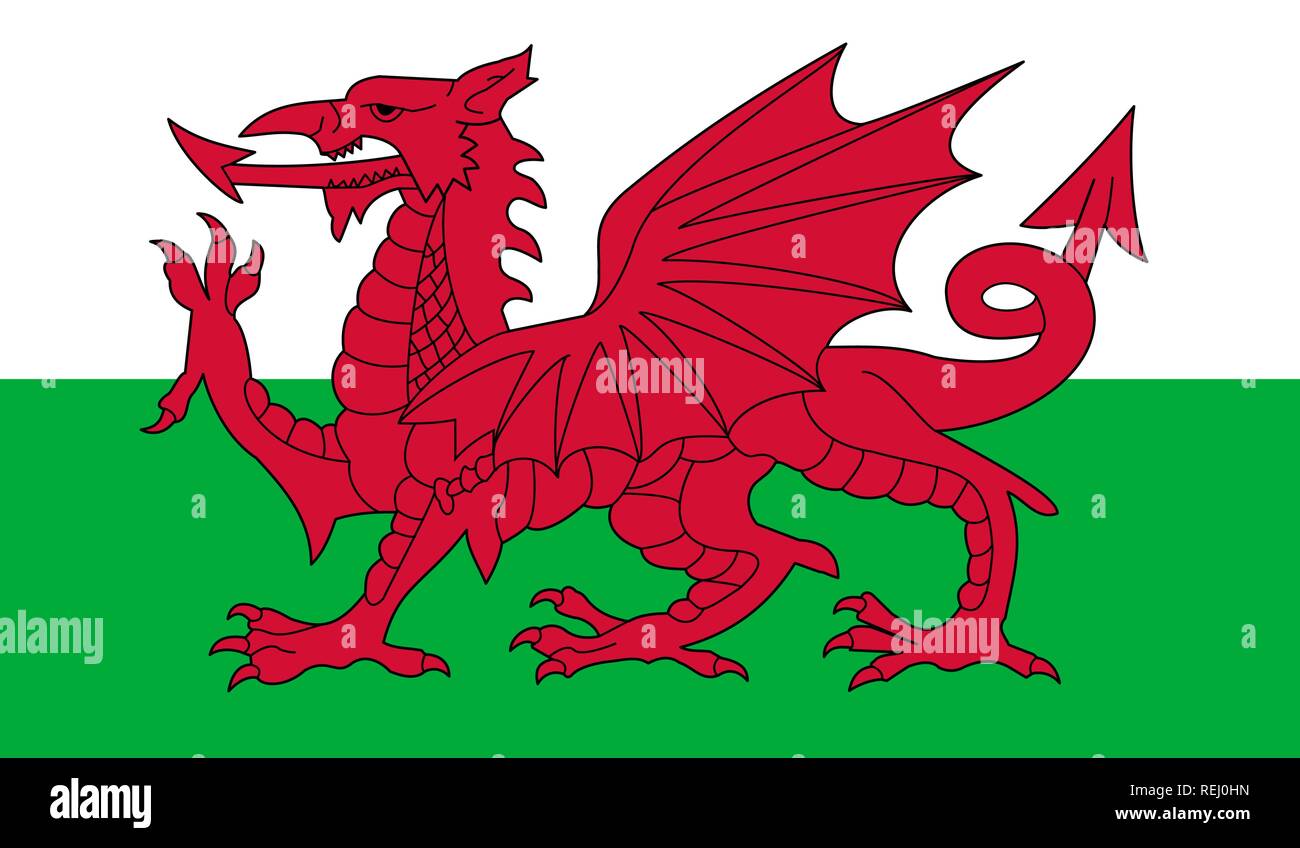 Wales national symbol Stock Vector Images - Alamy