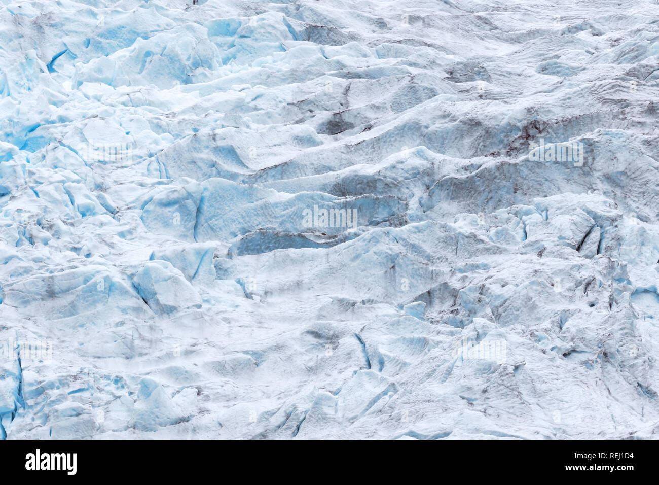 Crevasses on the Briksdalsbreen, close to its base Stock Photo - Alamy