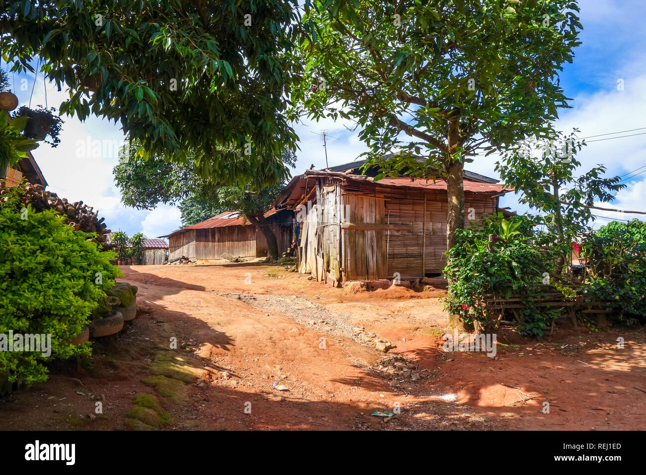 Traditional Hmong village near Chiang Mai, Thailand Stock Photo - Alamy
