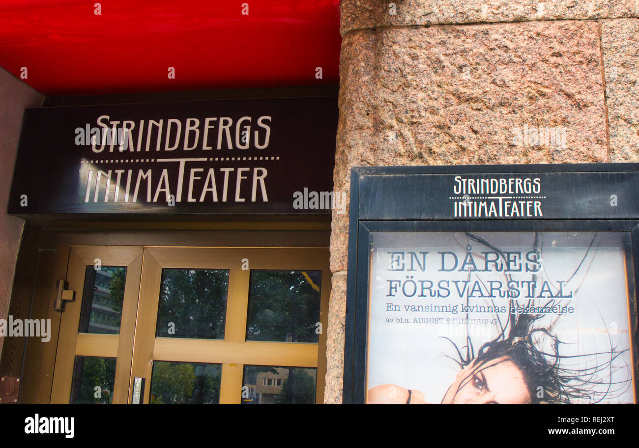 Strindbergs Intima Teater, Stockholm, Sweden, Scandinavia Stock Photo ...
