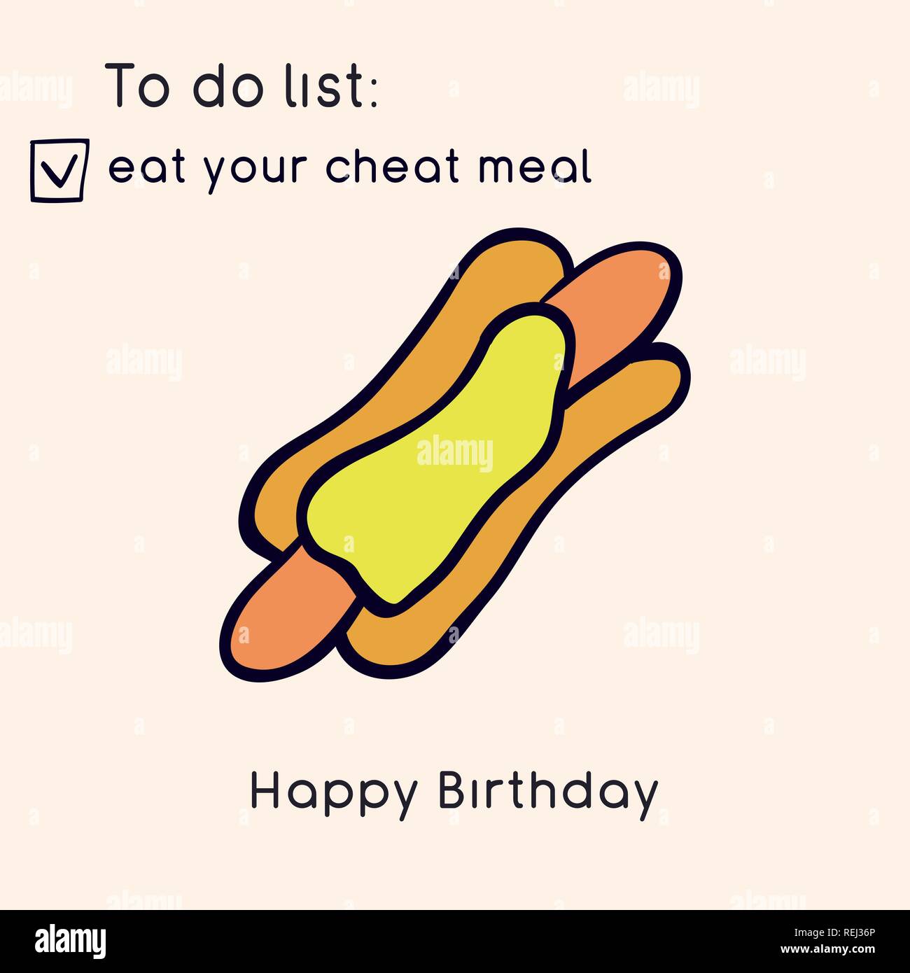 Funny birthday card hi-res stock photography and images - Alamy