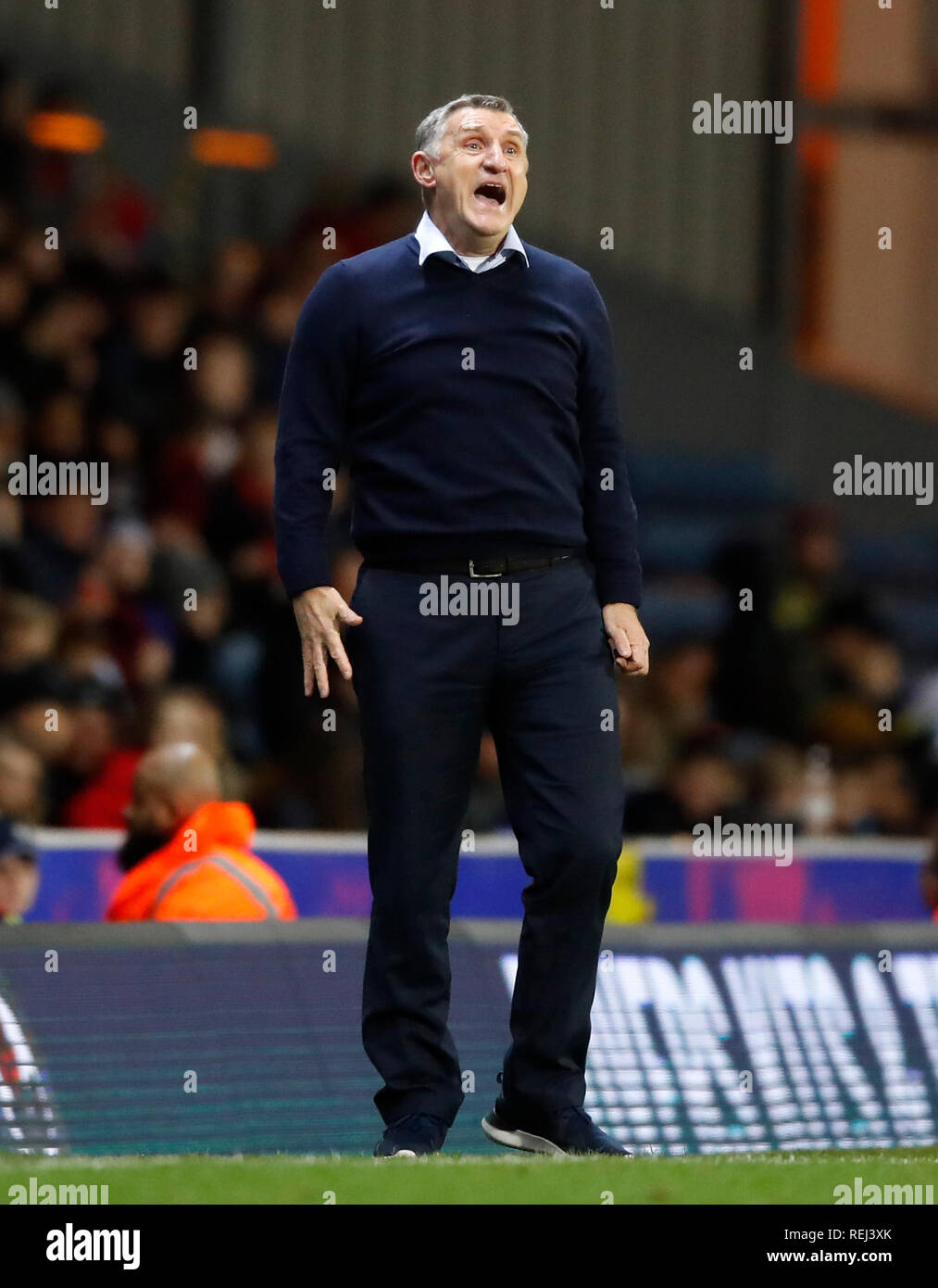 Blackburn Rovers manager Tony Mowbray Stock Photo - Alamy