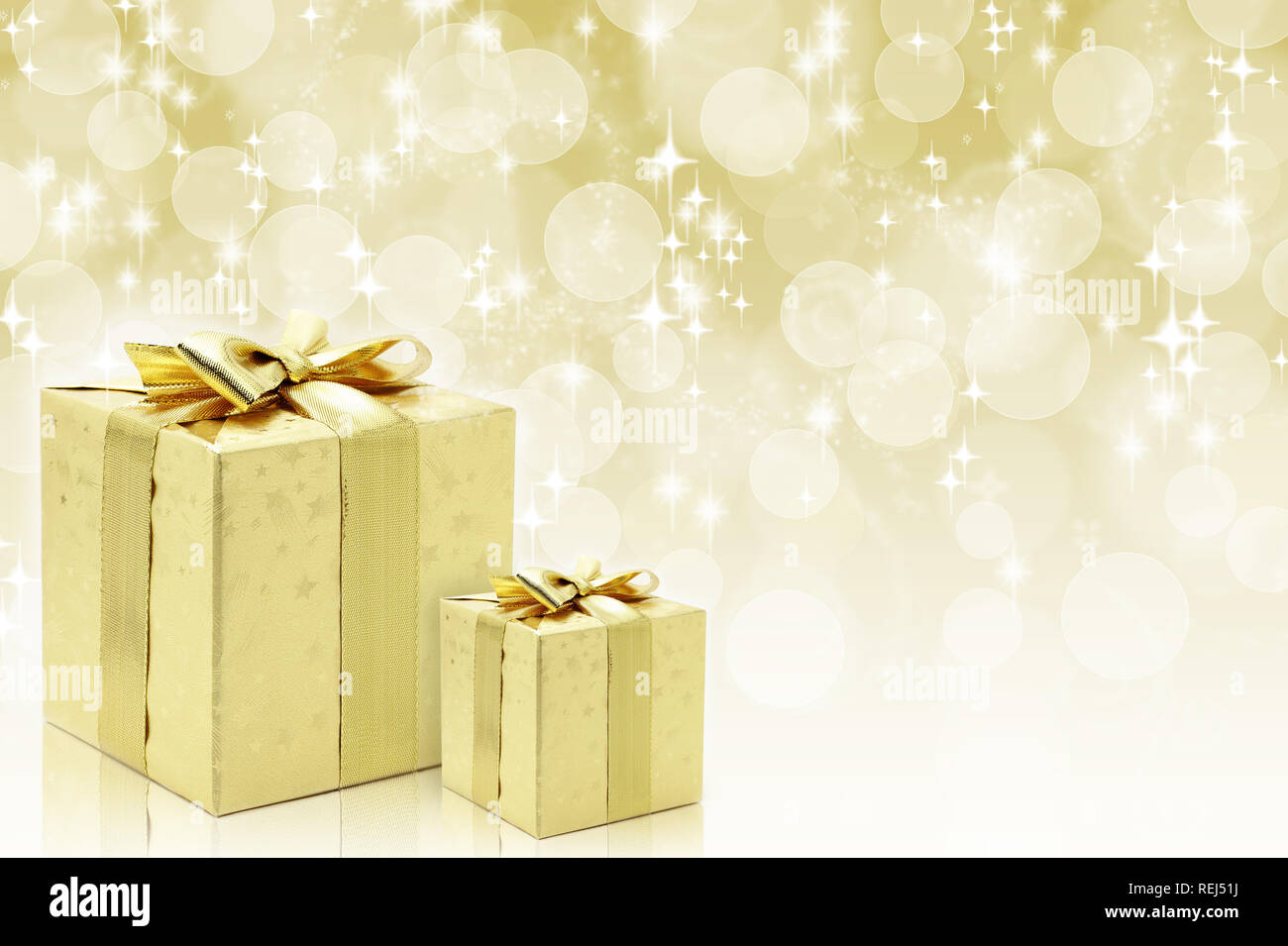 Golden boxes hi-res stock photography and images - Alamy
