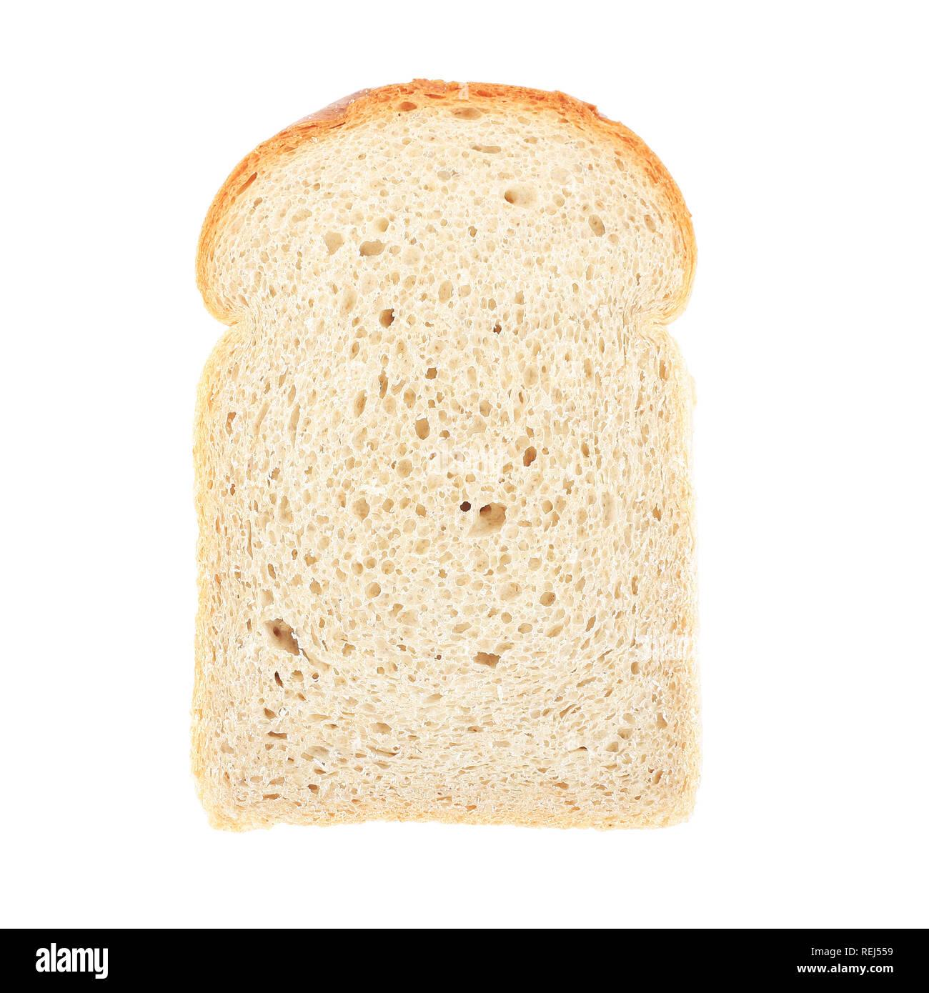 Bread slice, isolated on white Stock Photo - Alamy