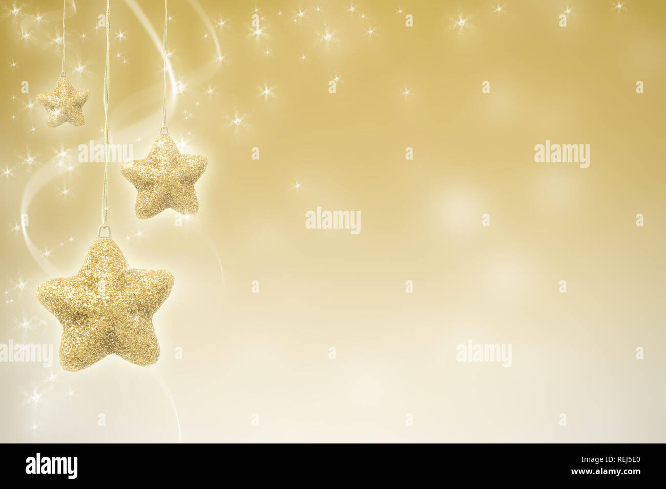 Gold star decoration hi-res stock photography and images - Alamy