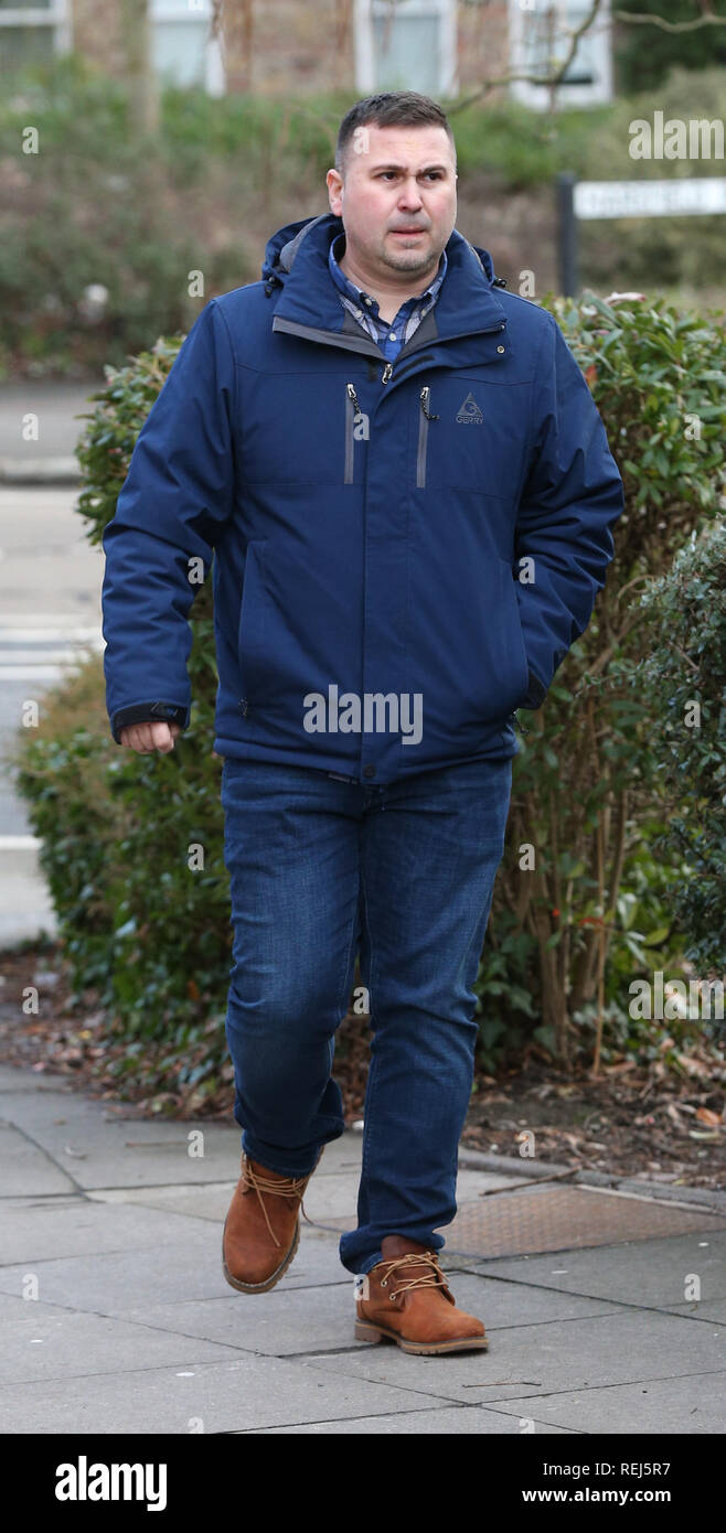 George Rusu, 38, arrives at Uxbridge Magistrates' Court, London, where ...