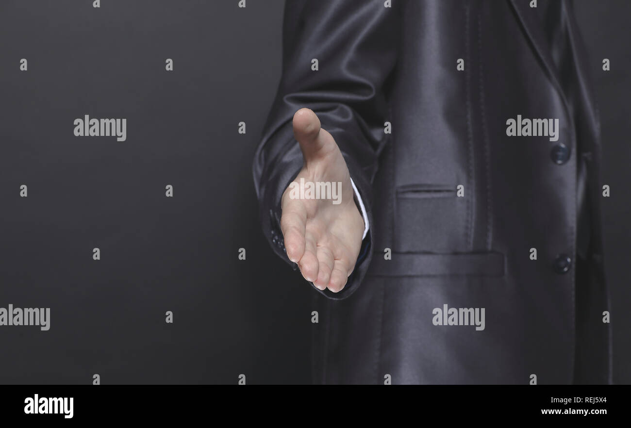 Businessman holding with extended hi-res stock photography and images ...