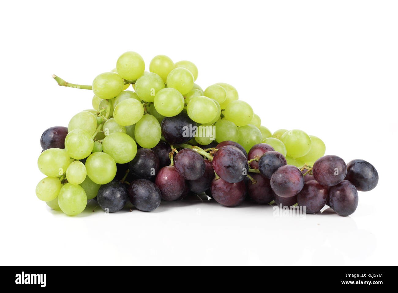Two grape clusters, isolated on white Stock Photo - Alamy