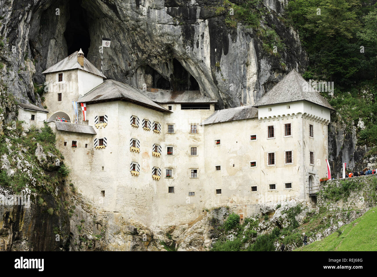 Predjama Castle in Postojna, Slovenia Stock Photo - Alamy