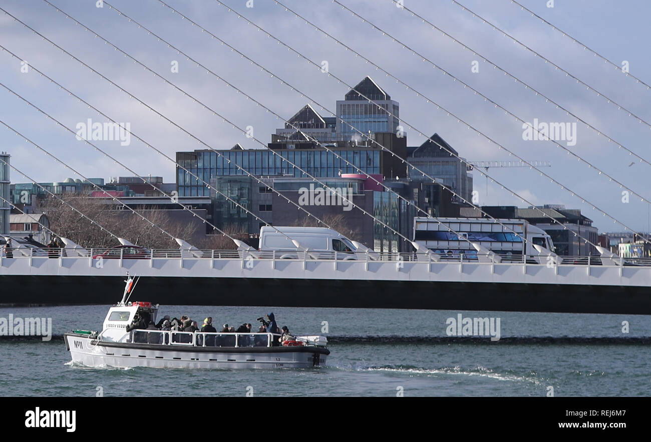 The historic No 11 Liffey Ferry which has been relaunched on Tuesday ...