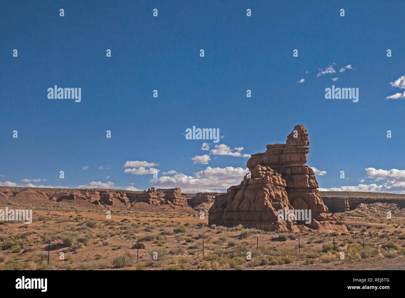 Strange Rock formations on Route 24, Wayne County. UT Stock Photo - Alamy