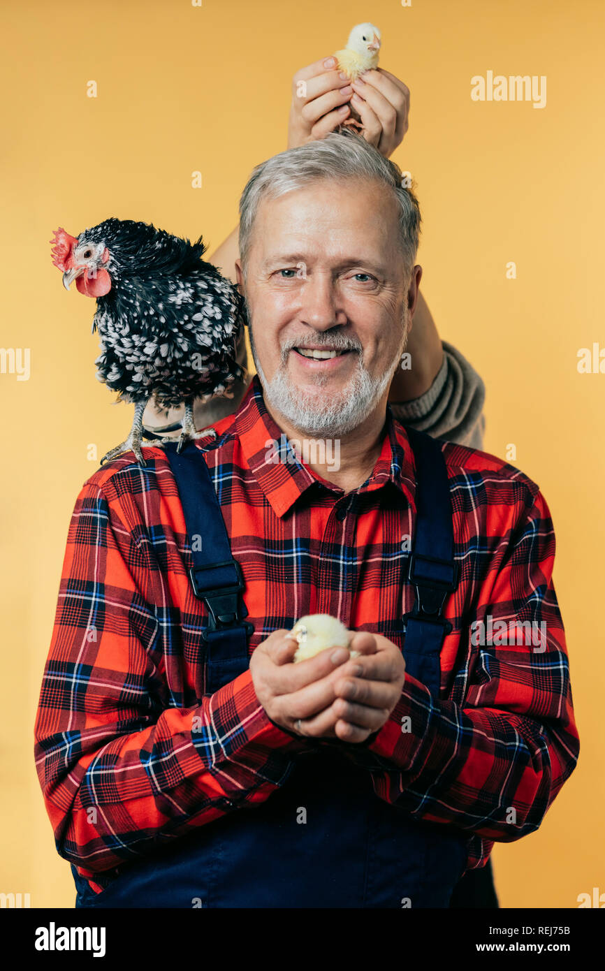 the best farmer in the world. the God of farm animals Stock Photo - Alamy