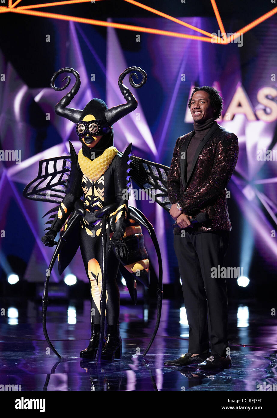 Bee, Nick Cannon, "The Masked Singer" Season 1 (2019) Credit: Fox ...
